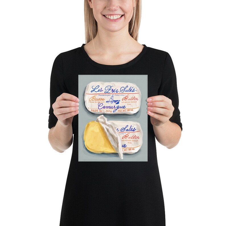 Les Prés Salés Butter With Camargue Sea Salt Poster - Etsy