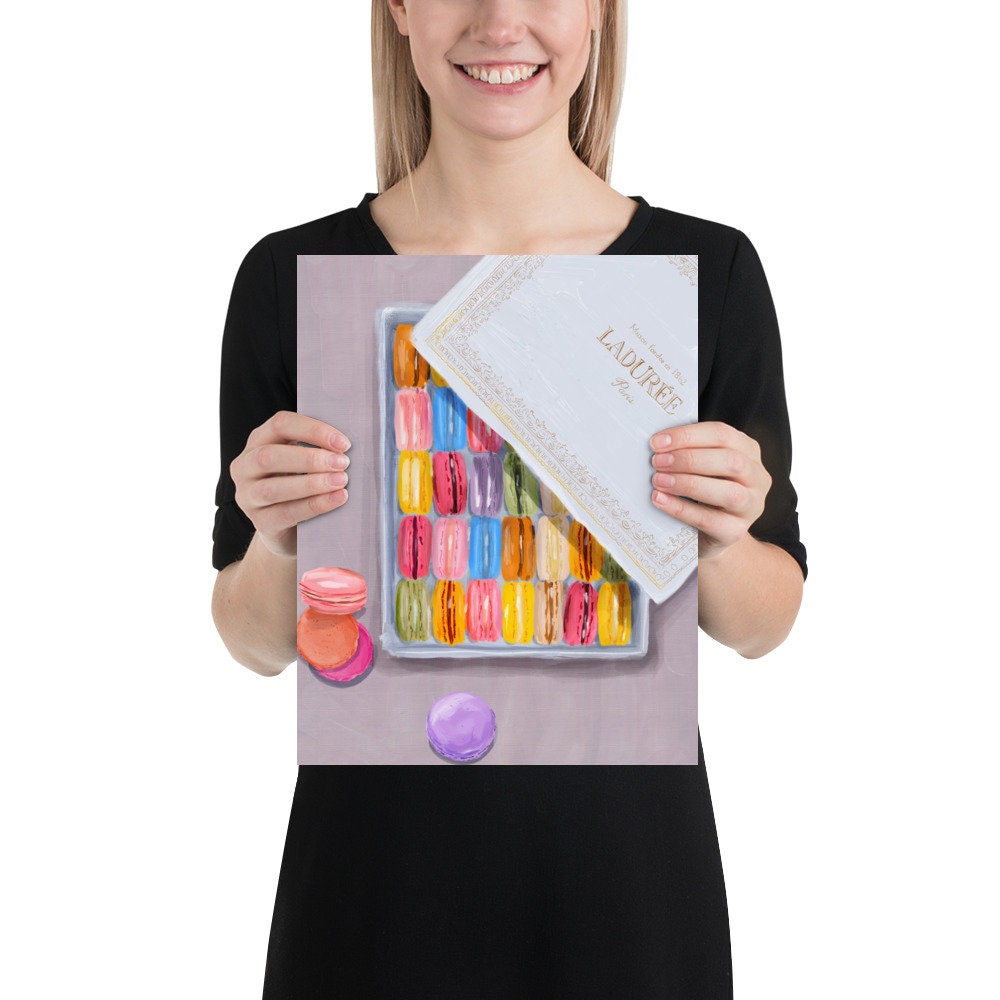 Ladurée Box of Macarons Poster Print - Etsy