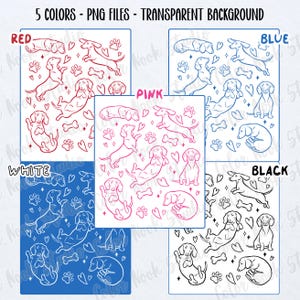 Dachshund Dog PNG, Hand Drawn Doodle Design, Wiener, Doxie, Transparent ...