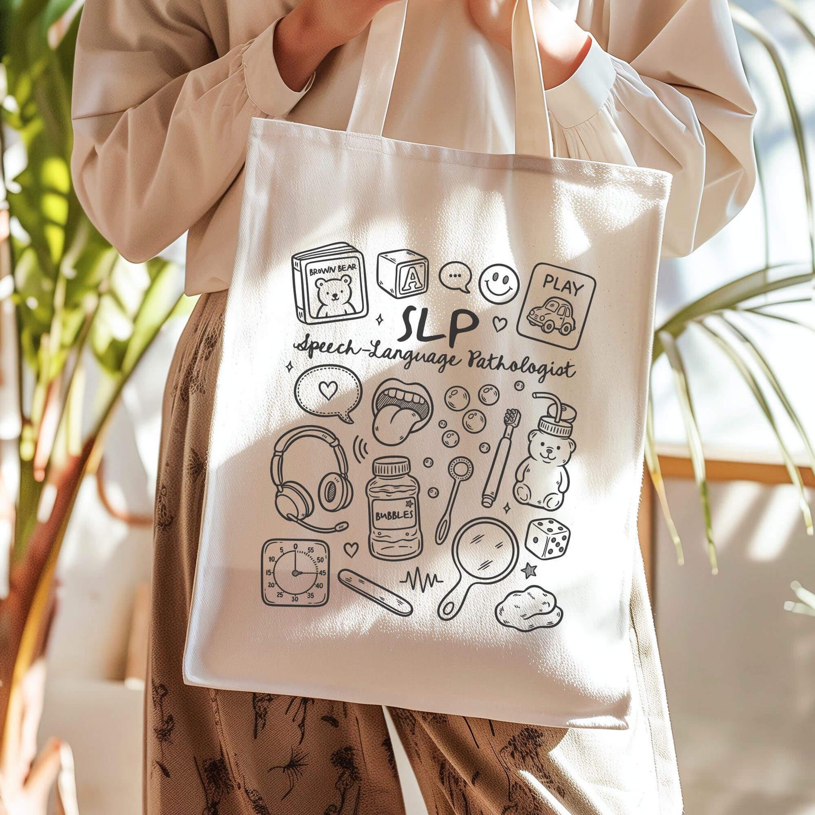 SLP Doodles PNG, Speech-language Pathologist, Doodle Art Design ...