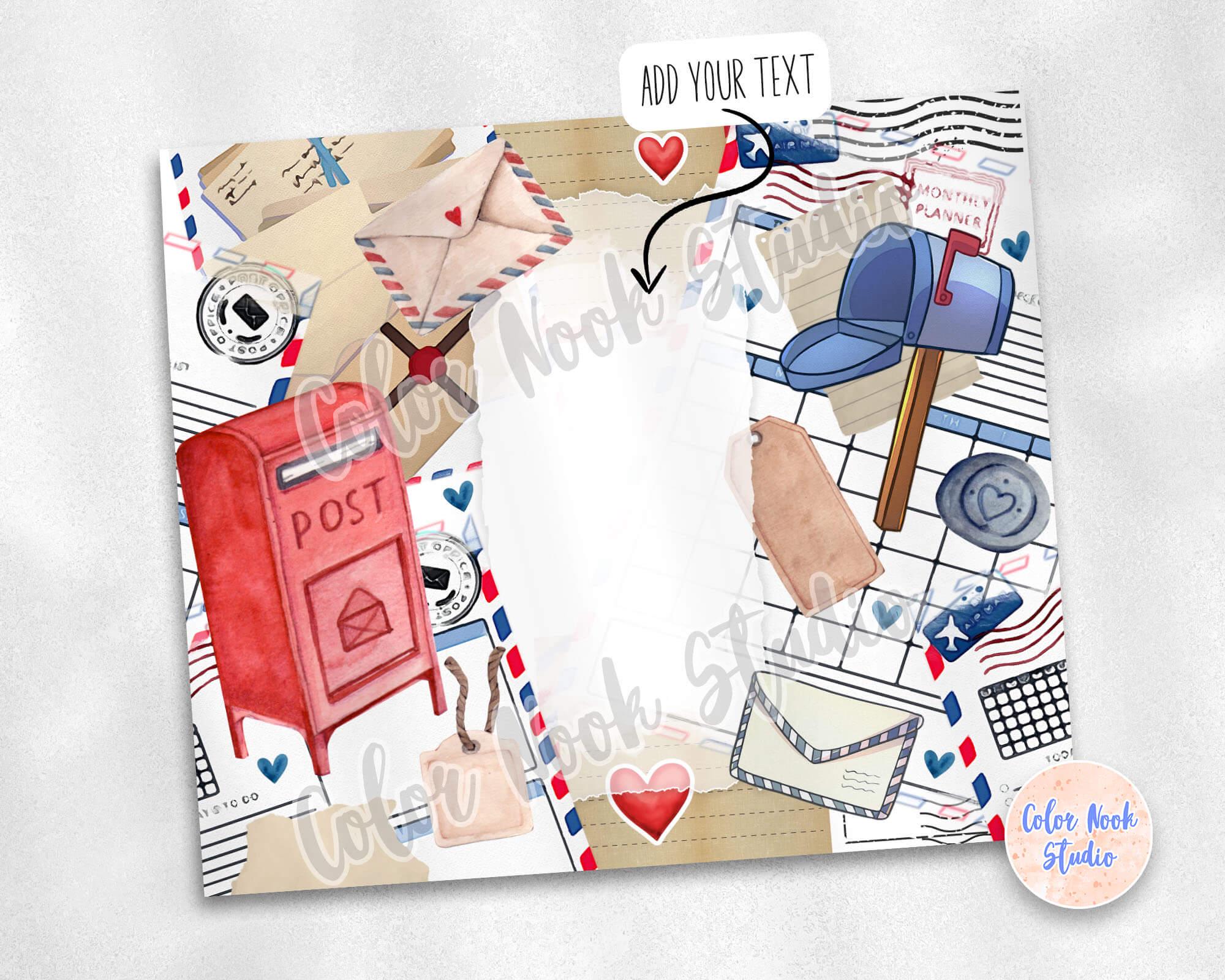 Postal Worker Tumbler Wrap PNG Add Your Own Name/text Sublimation ...
