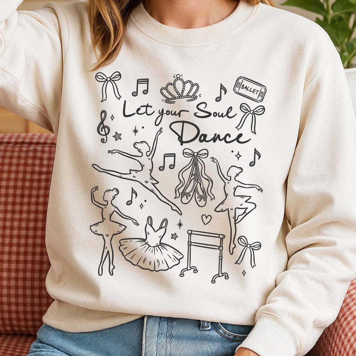 Ballerina Doodles PNG, Doodle Art Design, Ballet Dance, Transparent ...