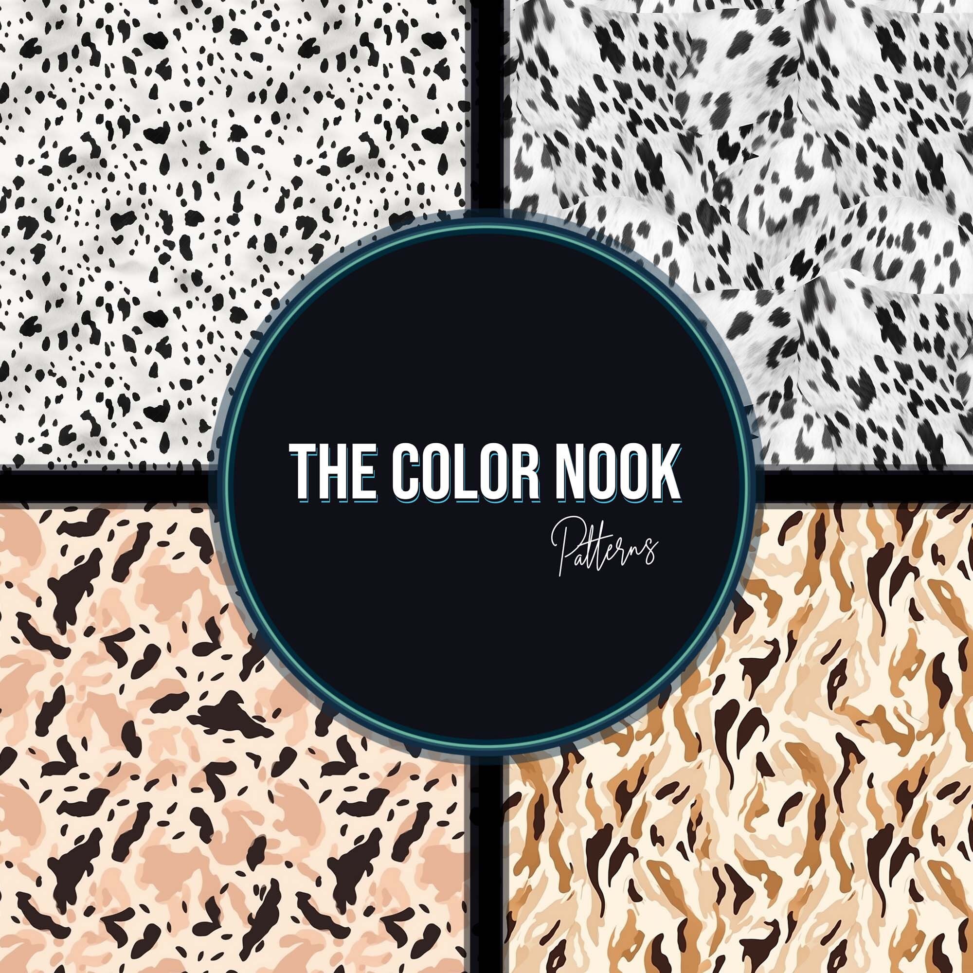 20 Cow Print Patterns Digital Papers Seamless Patterns - Etsy