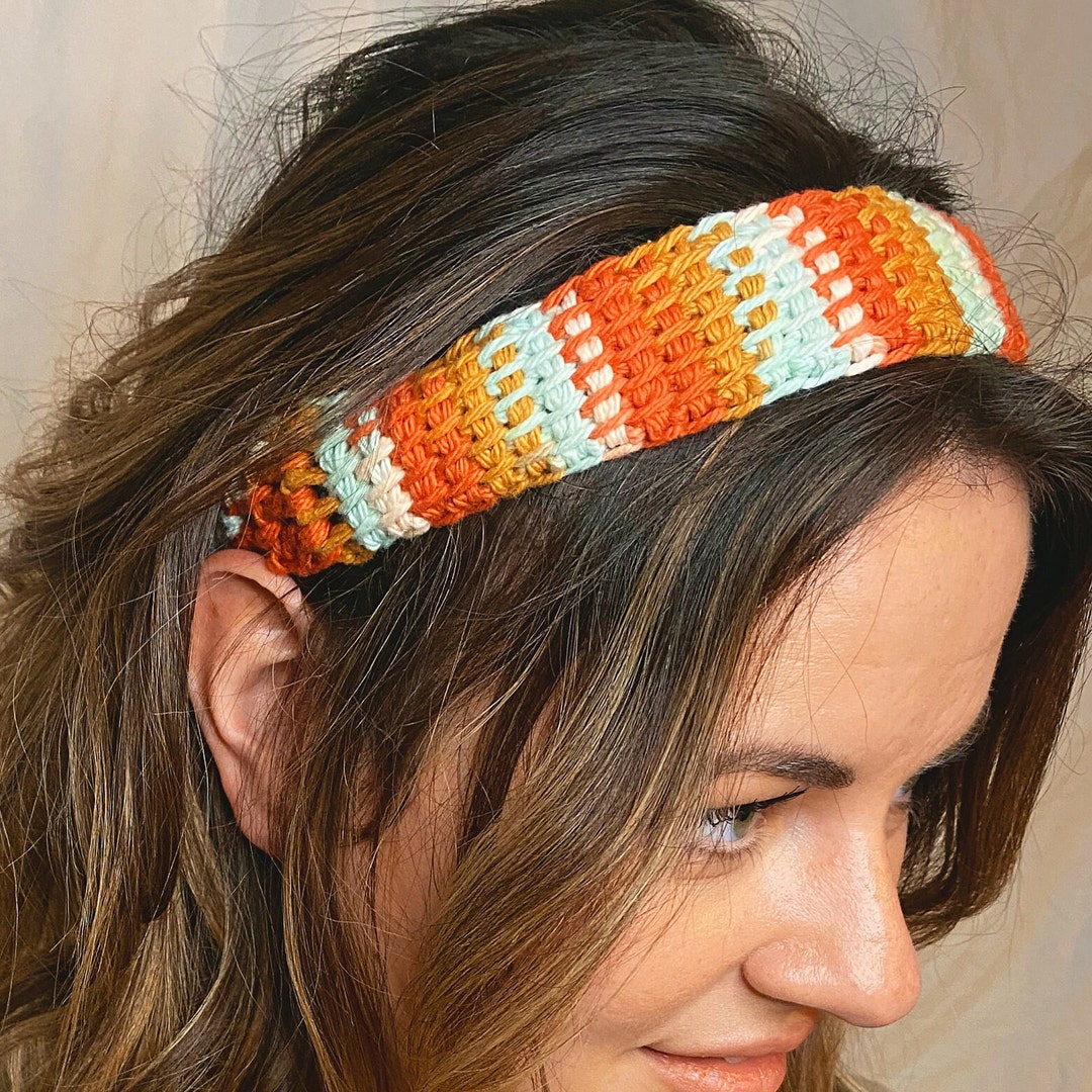 Crochet Headband 15 Color Options Etsy