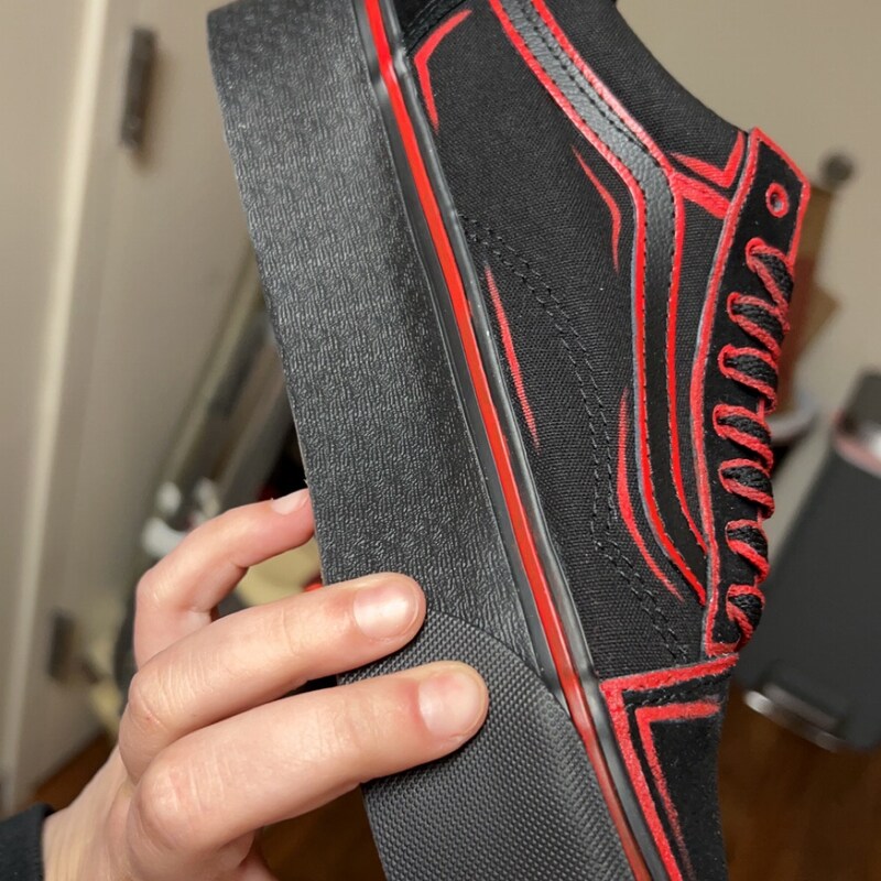 Custom Old Skool Vans - Etsy