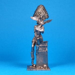 Tin Miniature 75mm, Figurine of Aztec Priestess, 14th Century. Metal ...