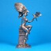 Tin Miniature 75mm, Figurine of Aztec Priestess, 14th Century. Metal ...