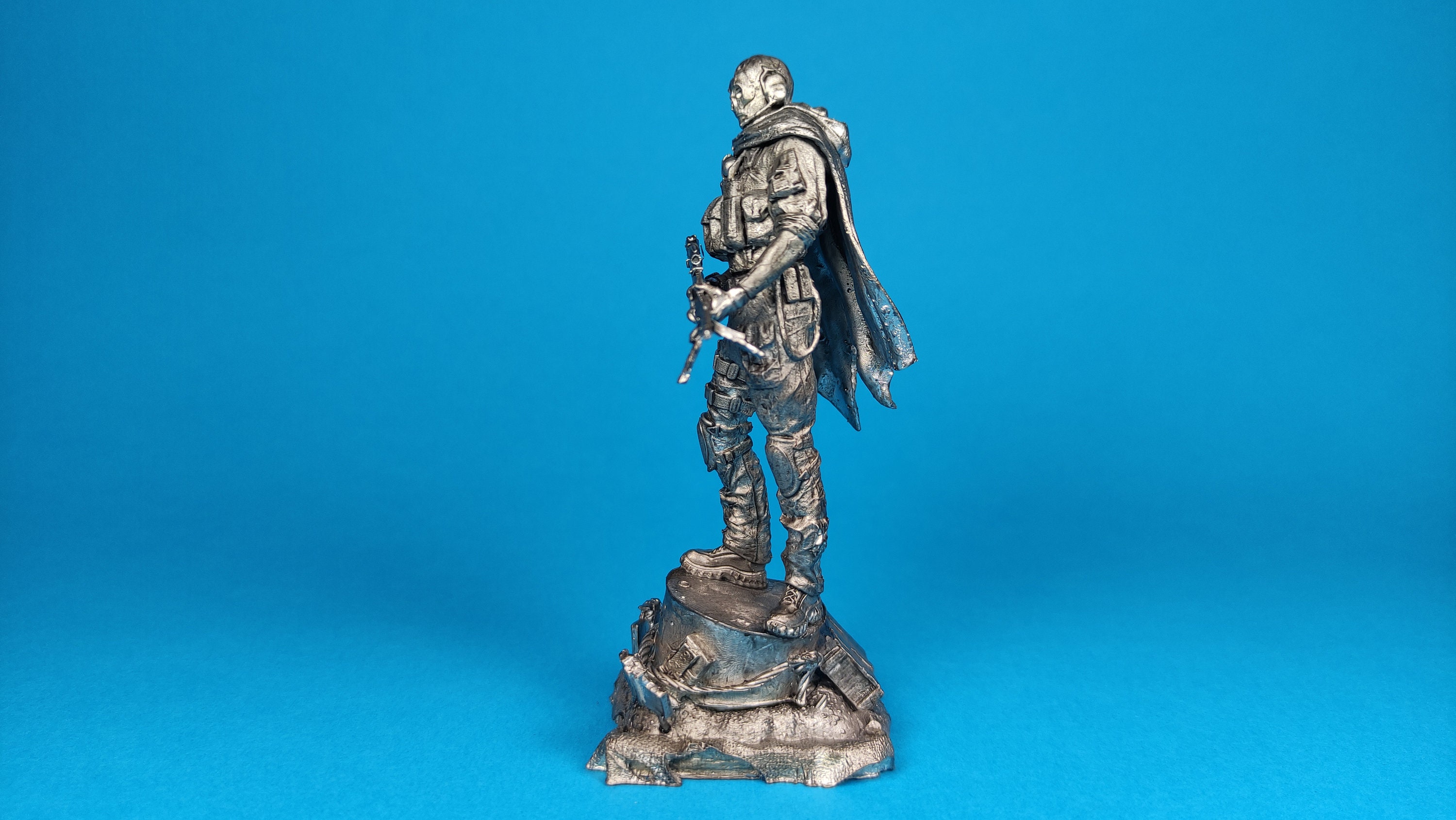 Tin Miniature, Figurine of Simon «ghost» Riley (call of Duty). Metal ...