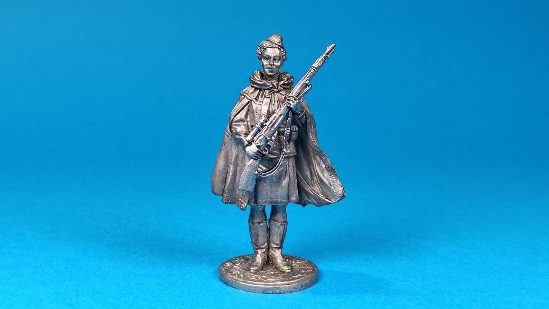 Tin Miniature 54mm, Figurine of Sniper of the 528th Rifle Regiment ...