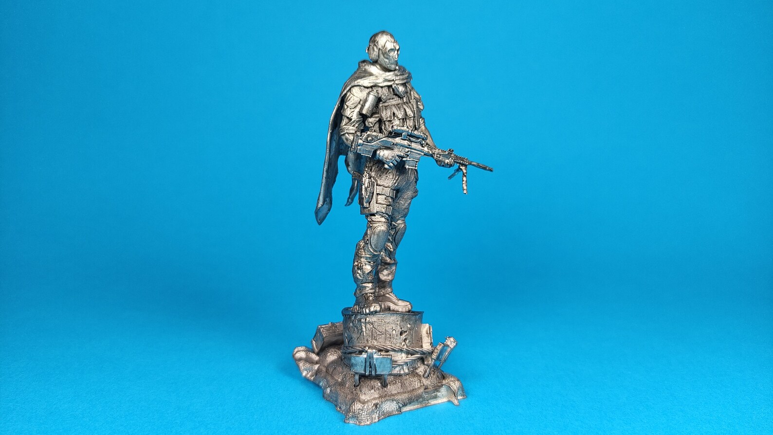 Tin Miniature, Figurine of Simon «ghost» Riley (call of Duty). Metal ...