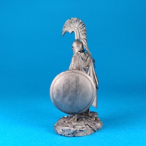 White Metal Miniature Figurine of а Thespiian Hoplite at the Battle of ...