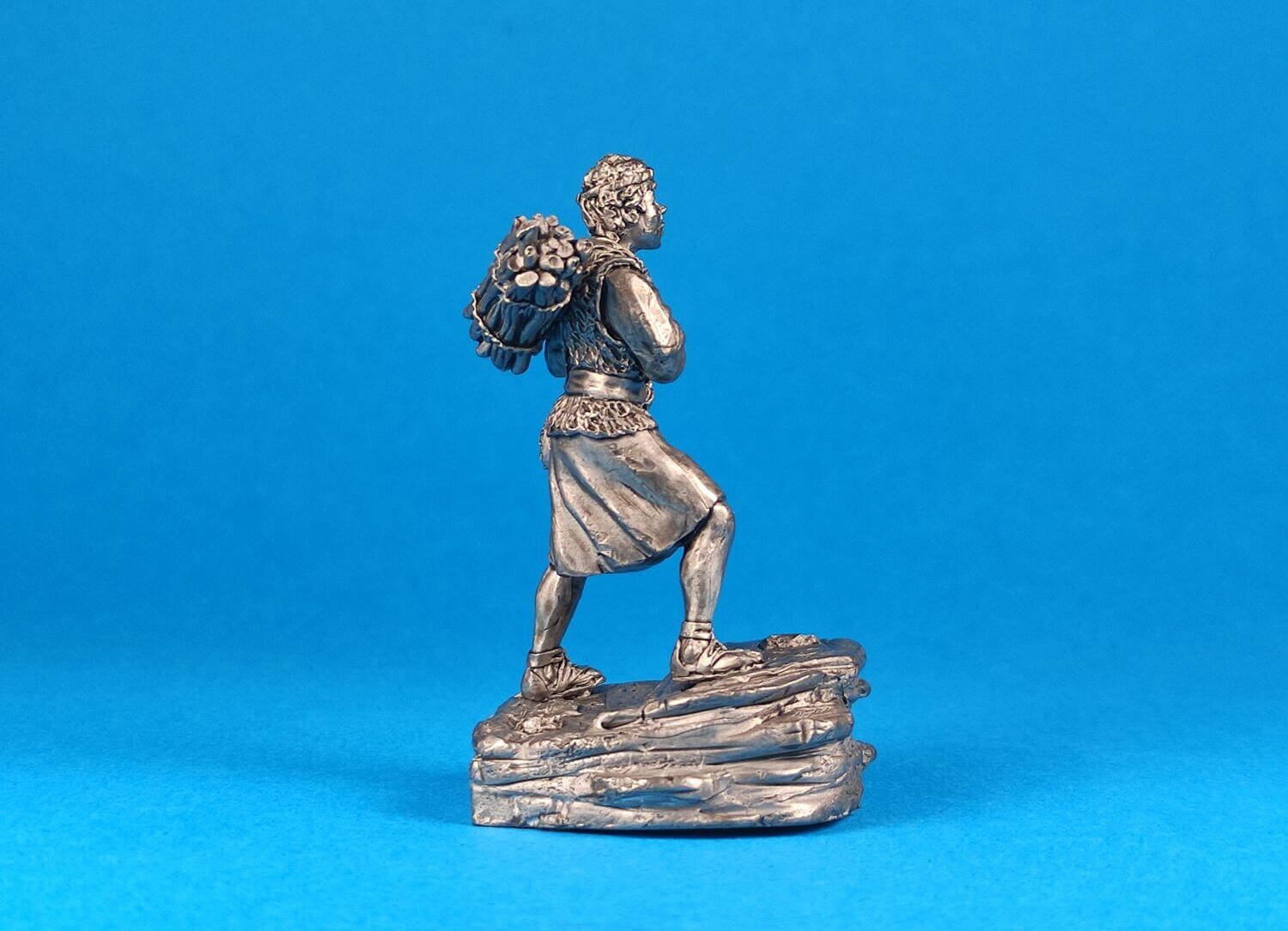 Tin Miniature Figurine of Isaac Beloved Son of Abraham, Metal Figurine ...