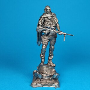 Tin Miniature, Figurine of Simon «ghost» Riley (call of Duty). Metal ...