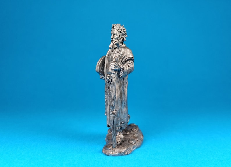 Tin Miniature Figurine of Moses, Metal Figurine of Moses Scale / 1:32 ...
