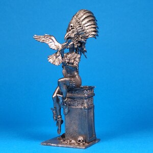 Tin Miniature 75mm, Figurine of Aztec Priestess, 14th Century. Metal ...
