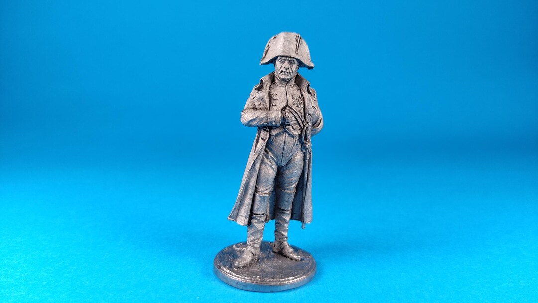 White Metal Miniature Figurine of а Emperor Napoleon I Bonaparte. Metal ...