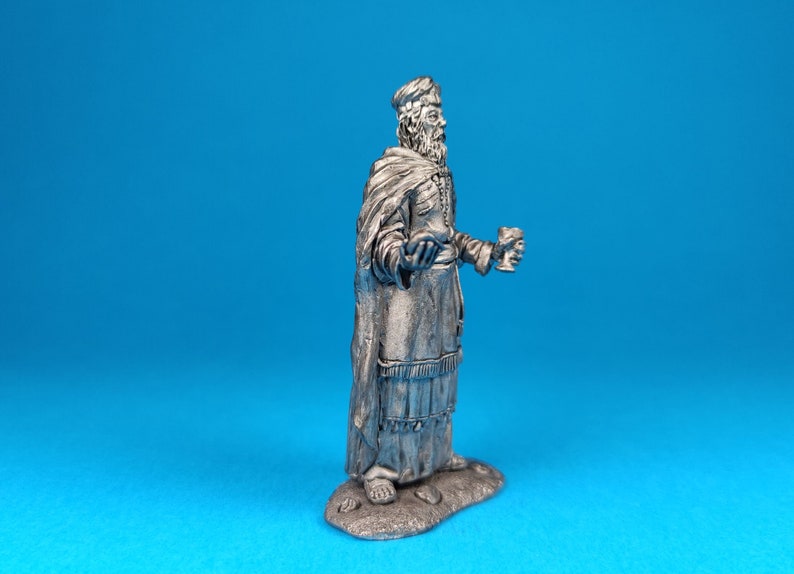 Tin Miniature Figurine of Melchizedek Priest of the Most High God ...