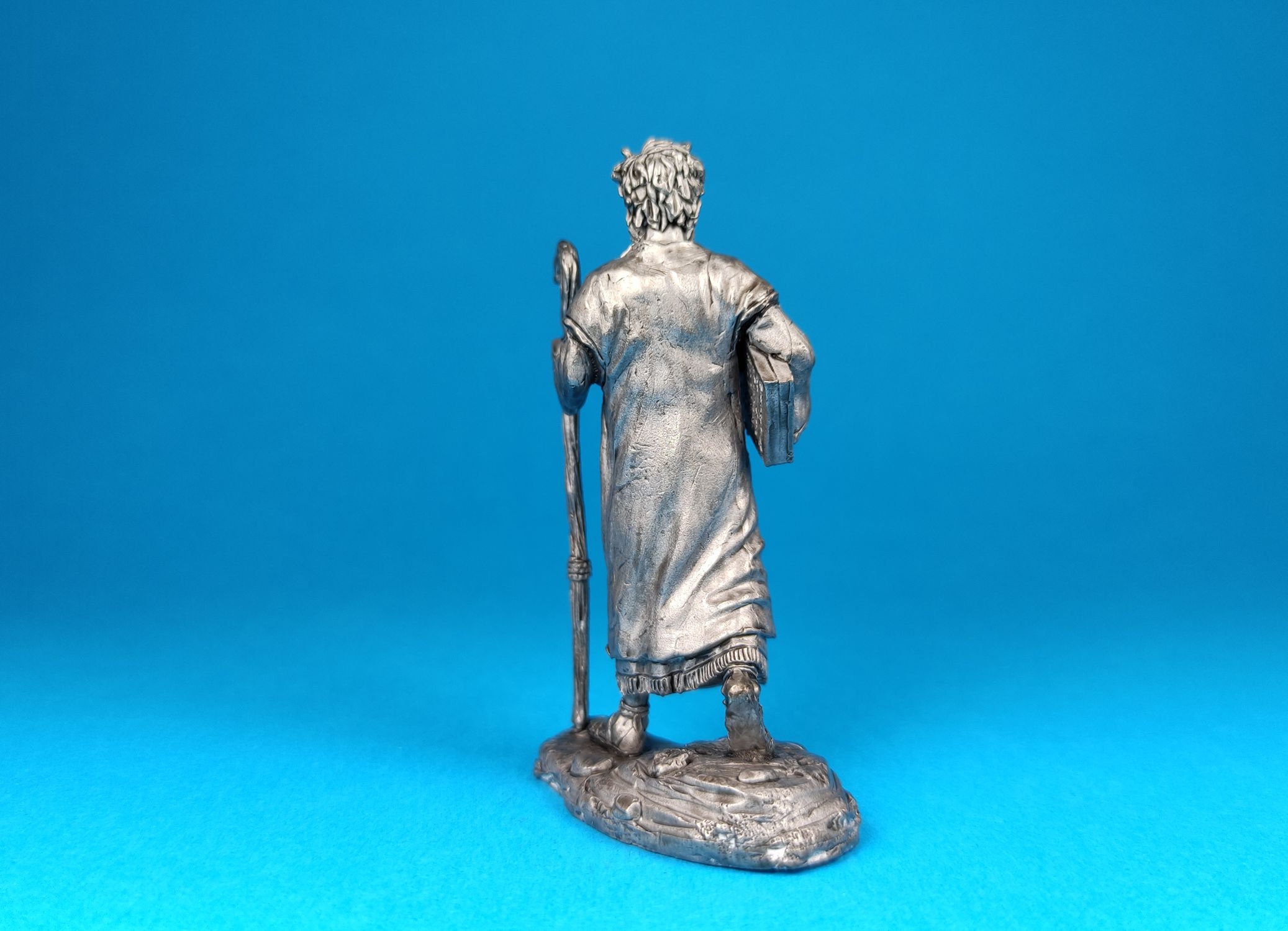 Tin Miniature Figurine of Moses, Metal Figurine of Moses Scale / 1:32 ...