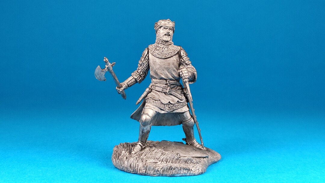 Tin Miniature, Figurine of King Richard I the Lionheart in Battle ...