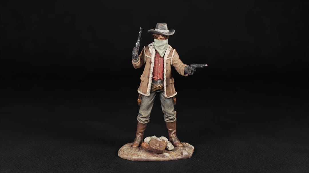 Billy the Kid (henry Mccarty) - Collectible Painted Tin Soldier 54mm ...