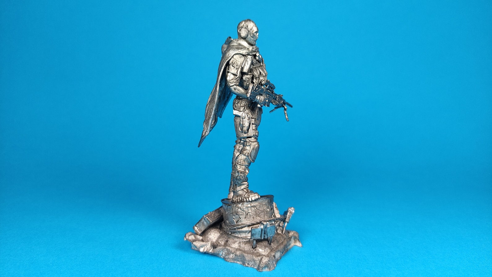 Tin Miniature, Figurine of Simon «ghost» Riley (call of Duty). Metal ...