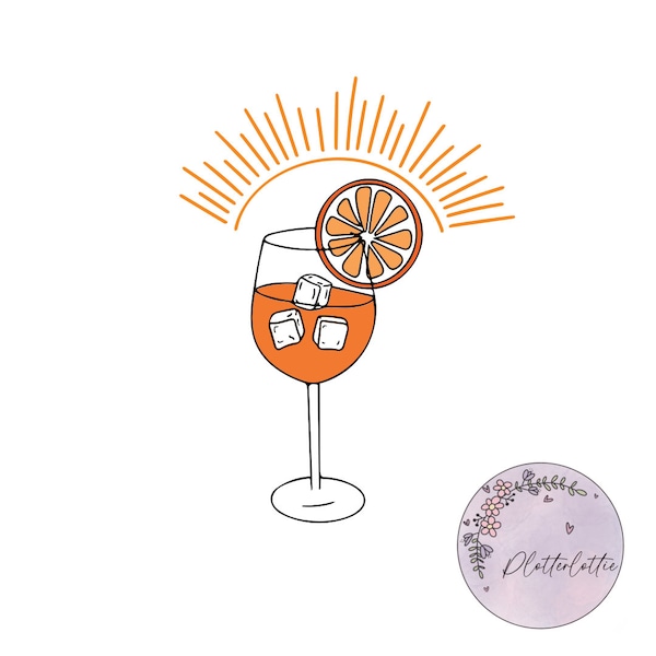 Aperol spritz svg - Etsy.de