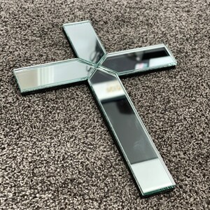 Wall Mounted Mirrored Cross - Etsy