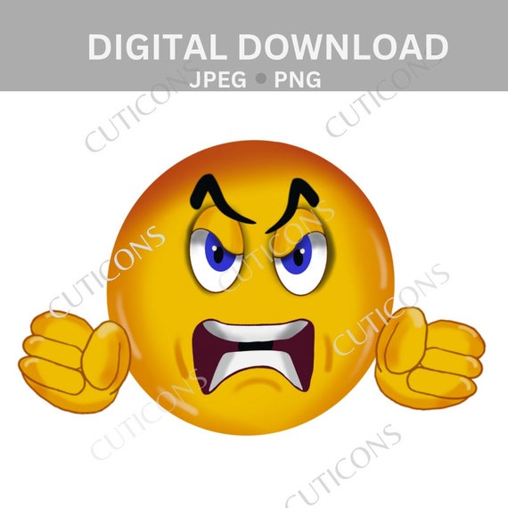 Cute Angry Emoticon