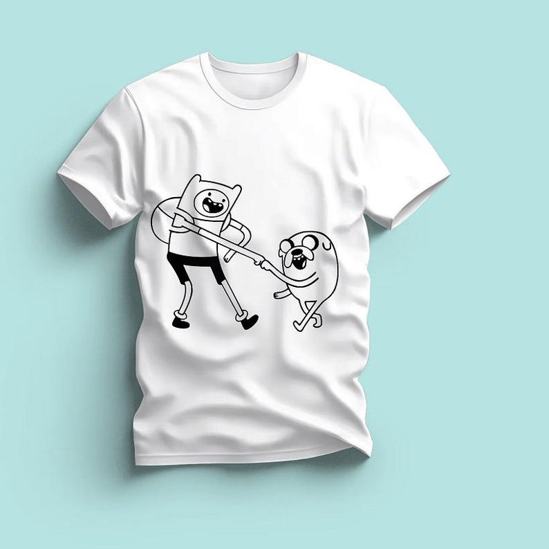 Finn and Jake - Digital Download : Png -dxf -ai -eps -svg -pdf - Etsy