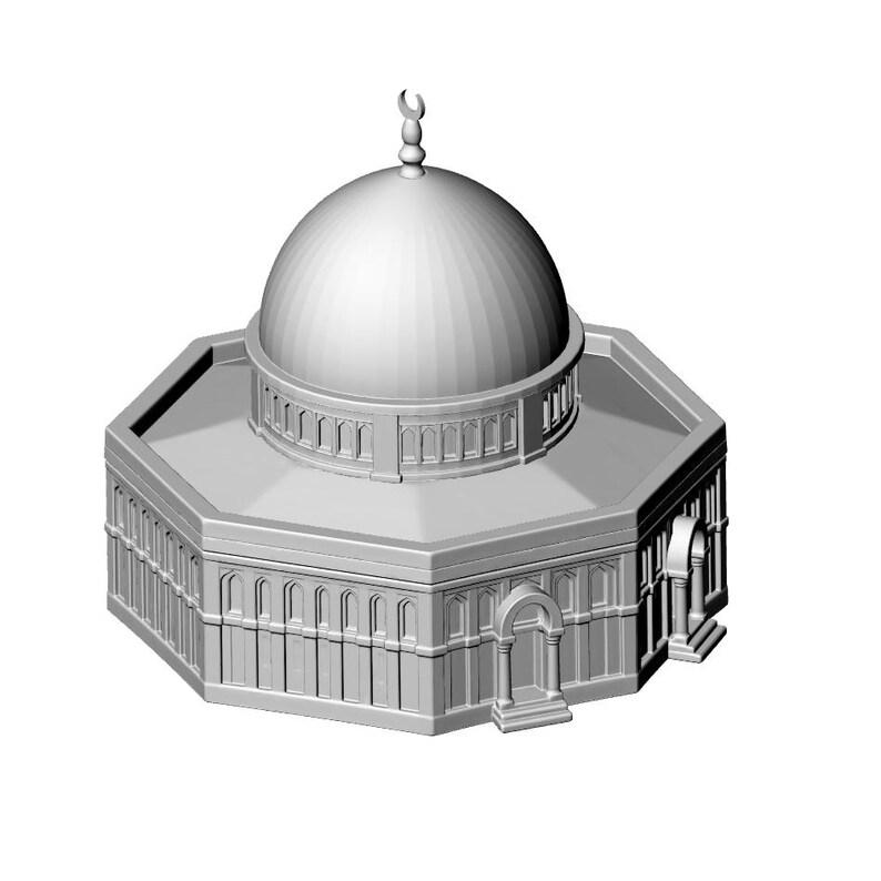 Dome of the Rock STL File – 3D Model (digital Download) - Etsy