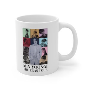Bts Mug Suga Min Yoongi the Eras Tour Mug Bts Kpop Mug Custom Gift for Army Kpop Fan Gift for ...