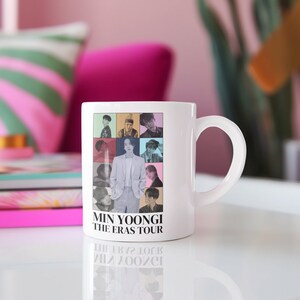 Bts Mug Suga Min Yoongi the Eras Tour Mug Bts Kpop Mug Custom Gift for Army Kpop Fan Gift for ...