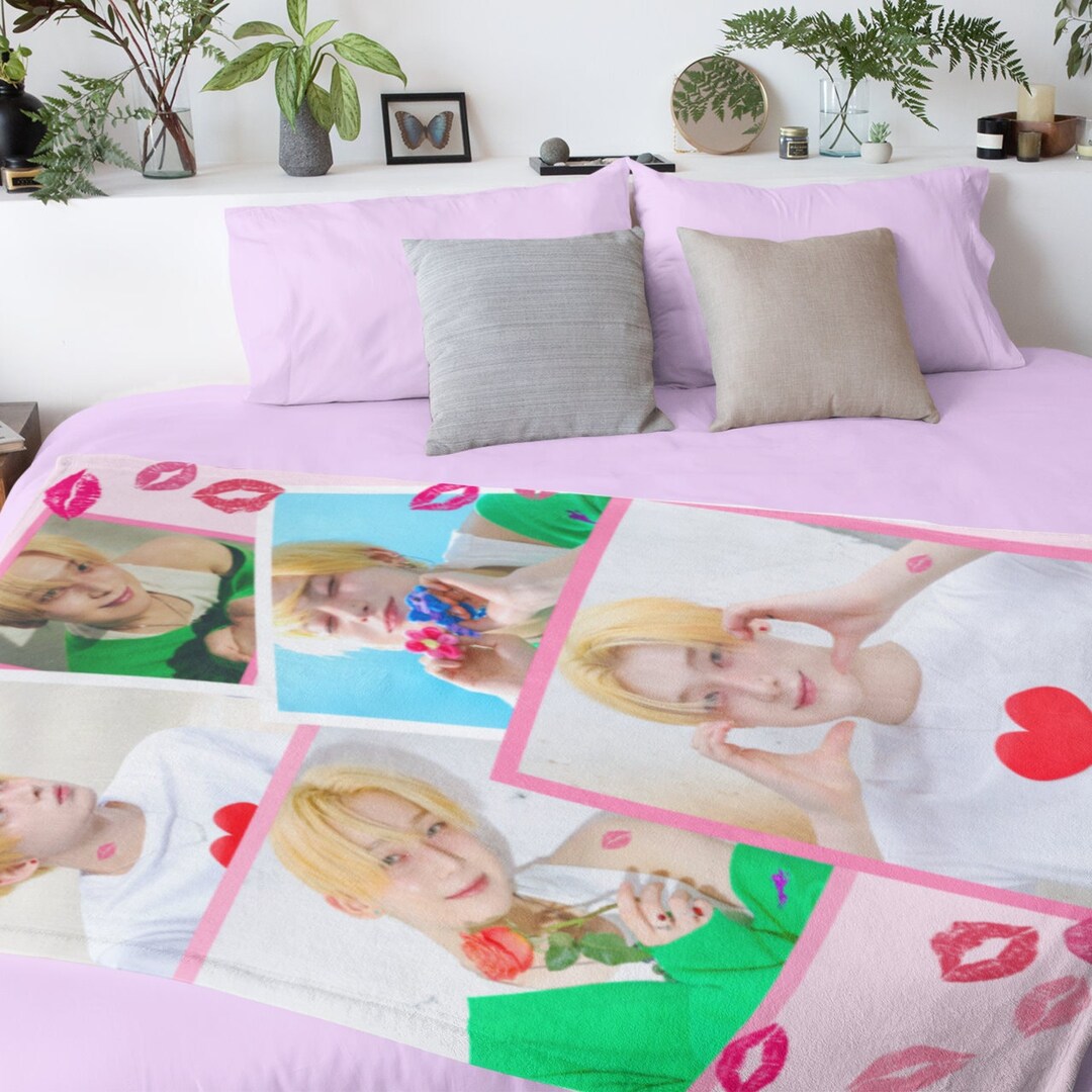 Sunoo Photo Enhypen Blanket, Enhypen Personalized Merch, Custom Gift ...