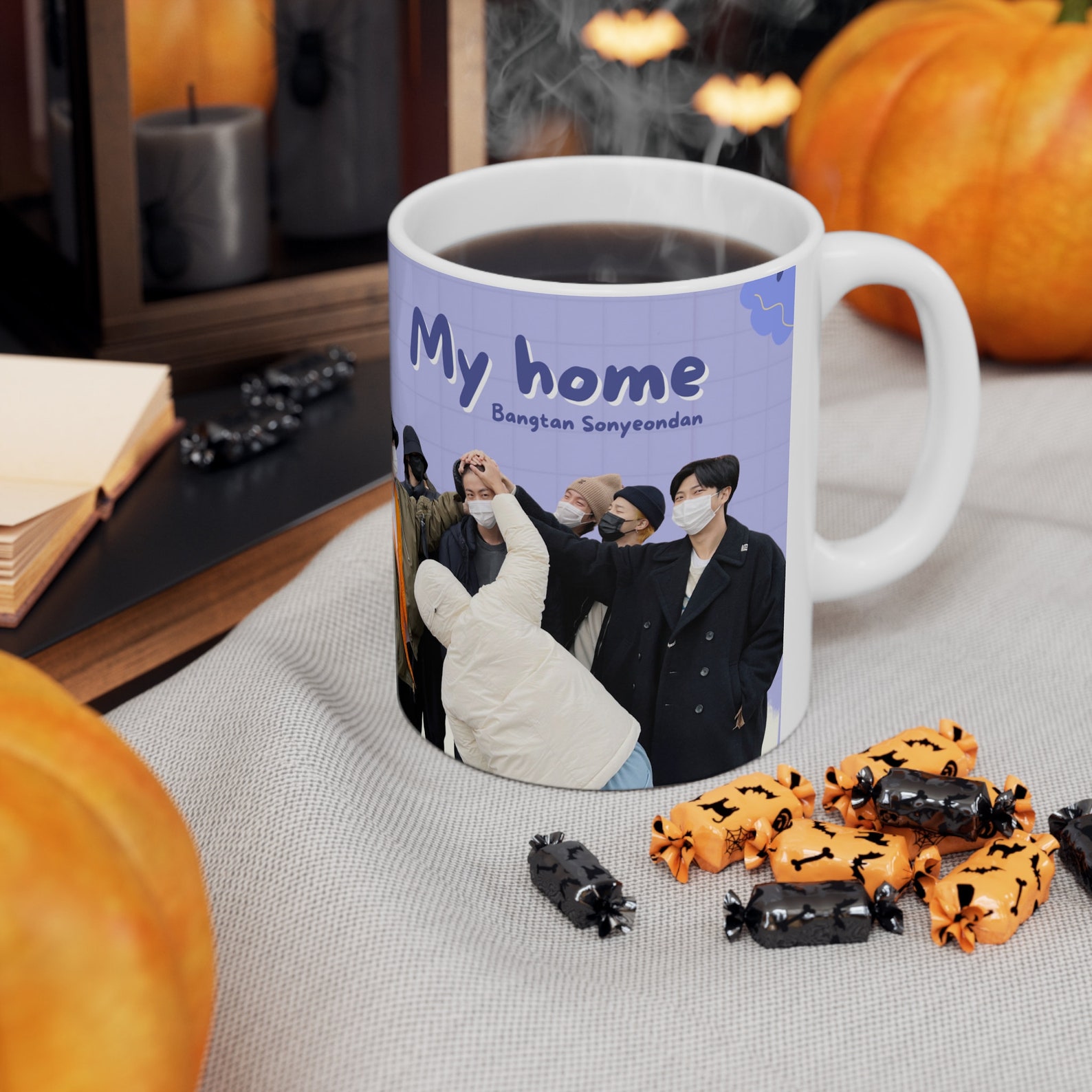 Bts Mug Kpop Custom K-pop BTS Ot7 Photo Mug Bangtan BTS Mug - Etsy