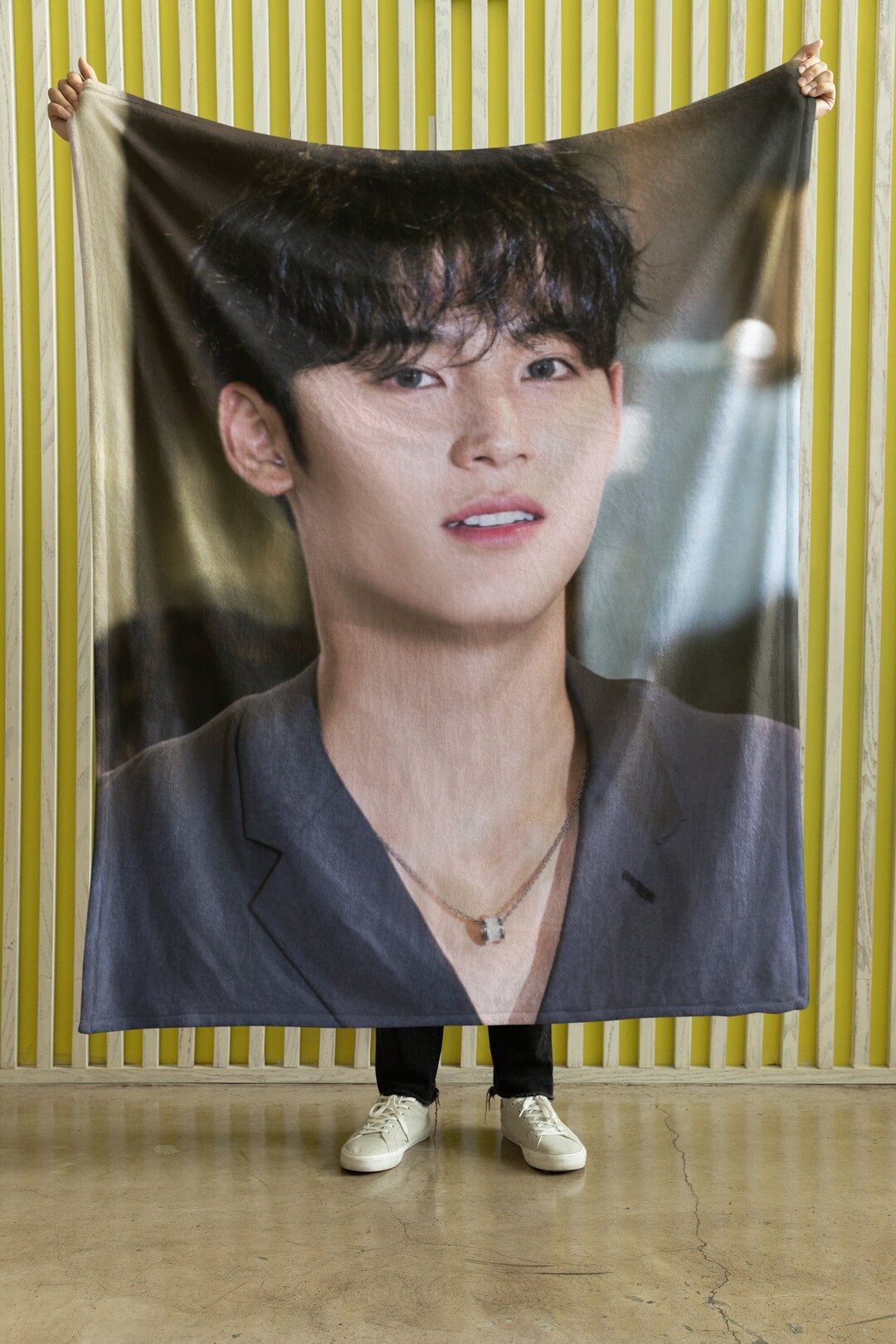 Mingyu Photo Blanket Mingyu Seventeen Personalized Merch Mingyu SVT ...
