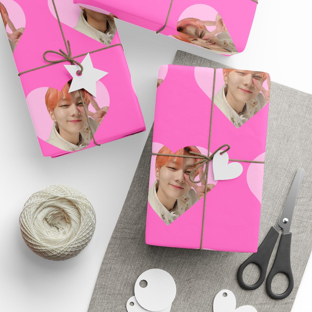 Jungwon Kpop Wrapping Paper, Enhypen Custom Kpop Wrapping Paper, Kpop ...