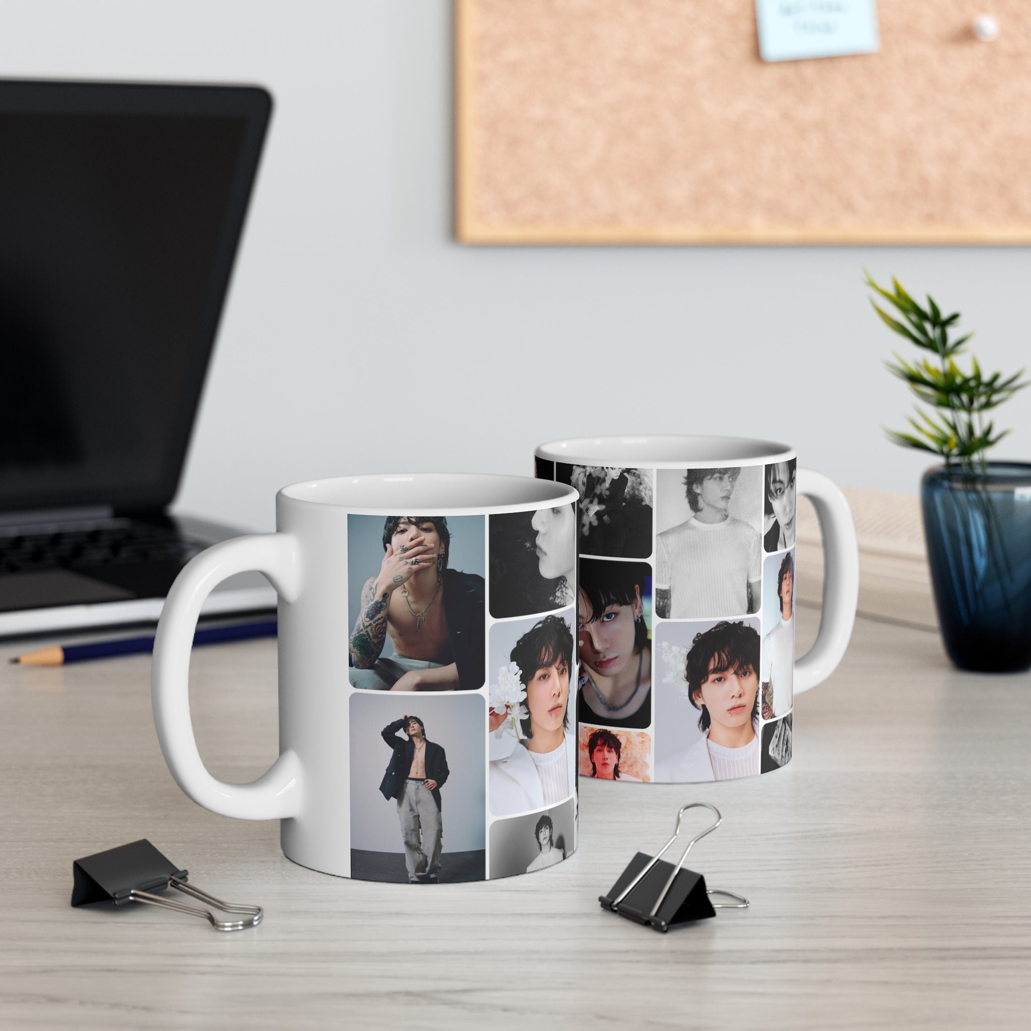 Custom K-pop Photo Mug Jeon Jungkook JK BTS, Jungkook Seven Mug, Army K ...