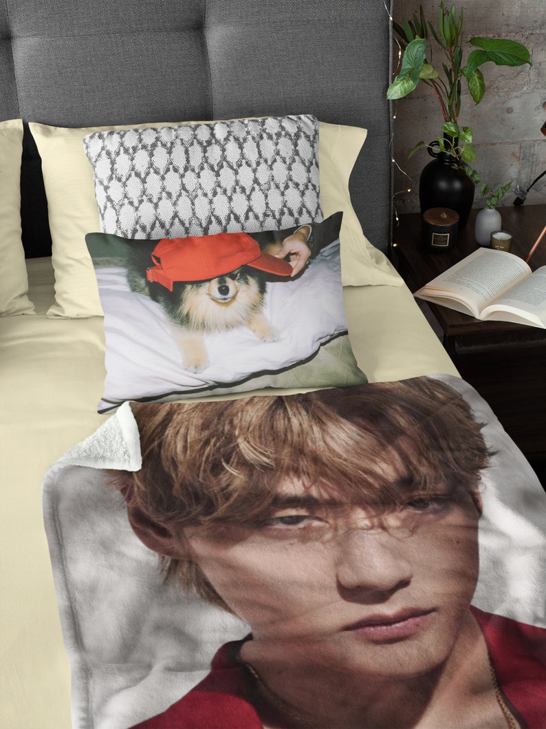 BTS Blanket Custom Kim Taehyung Blanket Gift for Taehyung Bias ...