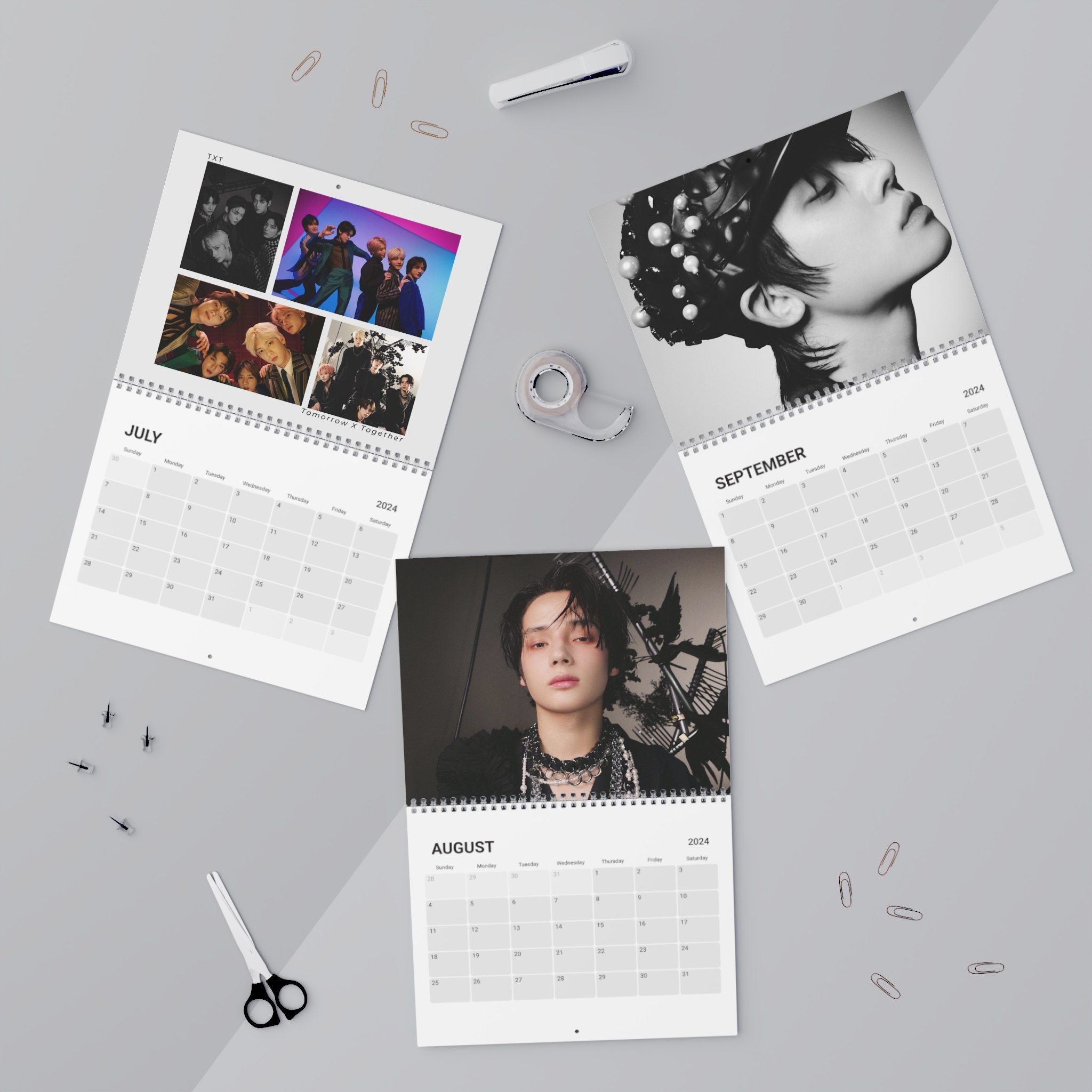 Wall Calendar 2024 Kpop TXT Calendar Gift for Moa sold by Gloom ...
