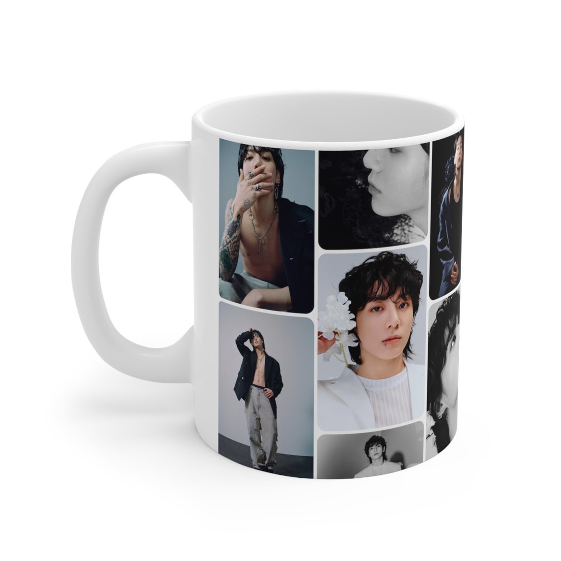 Custom K-pop Photo Mug Jeon Jungkook JK BTS, Jungkook Seven Mug, Army K ...