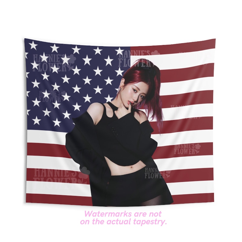 Le Sserafim Chaewon American Flag - Etsy