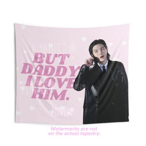 Suga Bts Flag, but Daddy I Love Him Kpop, BTS Suga Photo Banner, Gift ...