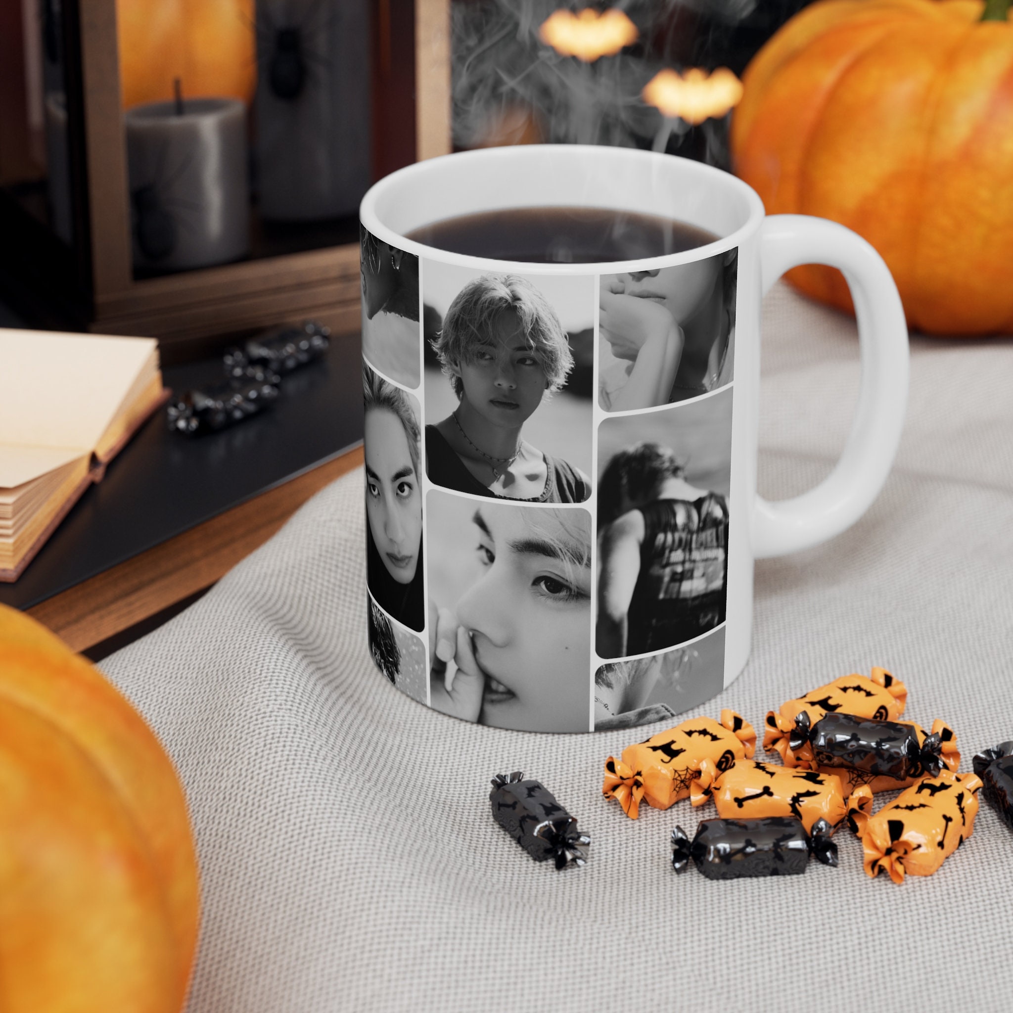 Custom K-pop Photo Mug Kim Taehyung V BTS V Layover Mug Army K-pop Gift ...