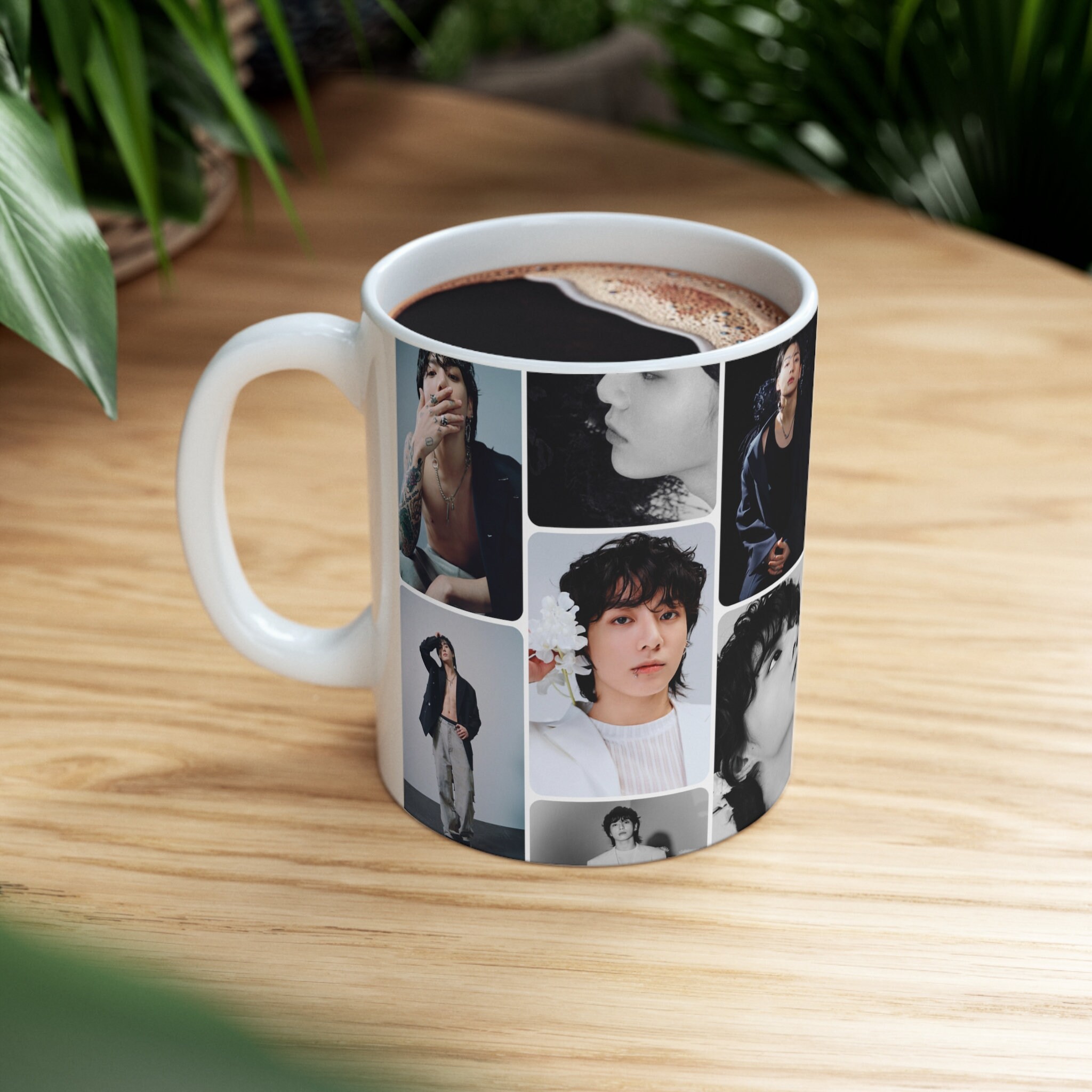Custom K-pop Photo Mug Jeon Jungkook JK BTS, Jungkook Seven Mug, Army K ...