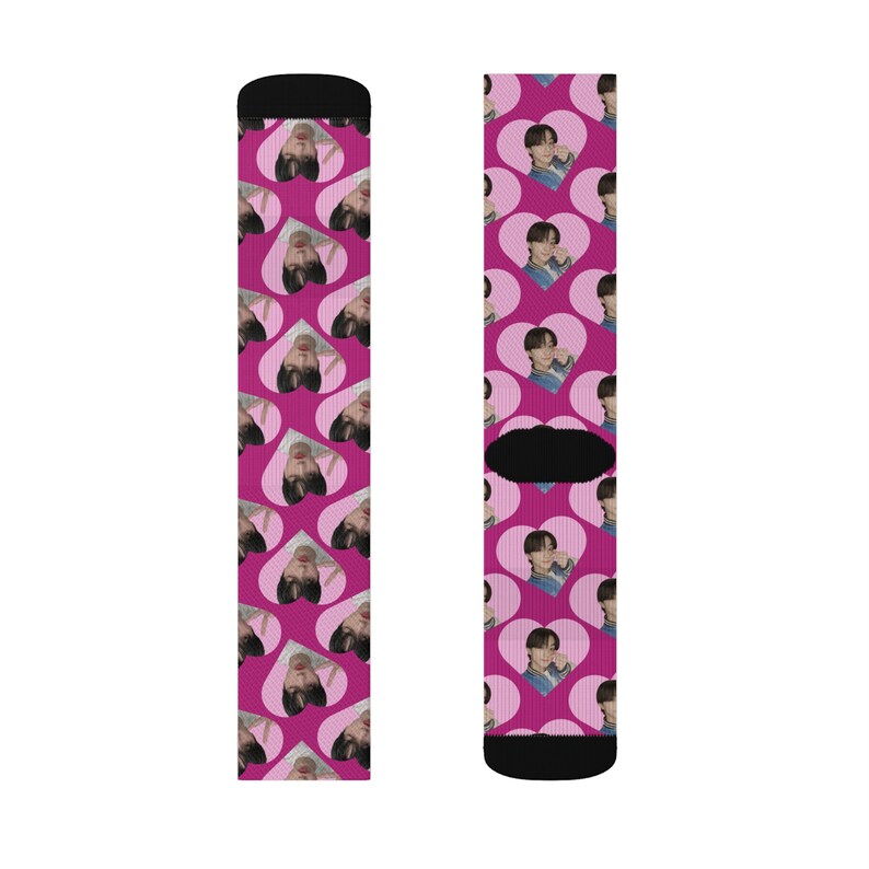 Jungwon San Valentine Kpop Socks Enhypen Funny Gift Kpop Socks Gift ...