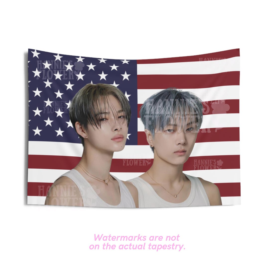 Enhypen Niki Jay Park Flag Banner, Niki Enhypen Kpop American Flag ...