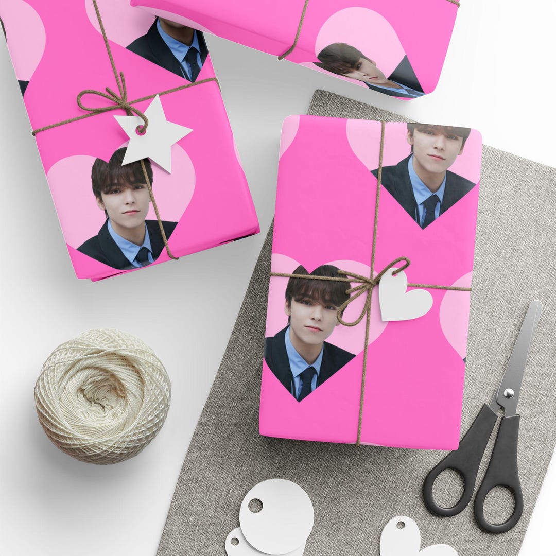 Vernon Kpop Wrapping Paper, SVT Custom Kpop Wrapping Paper, Kpop ...