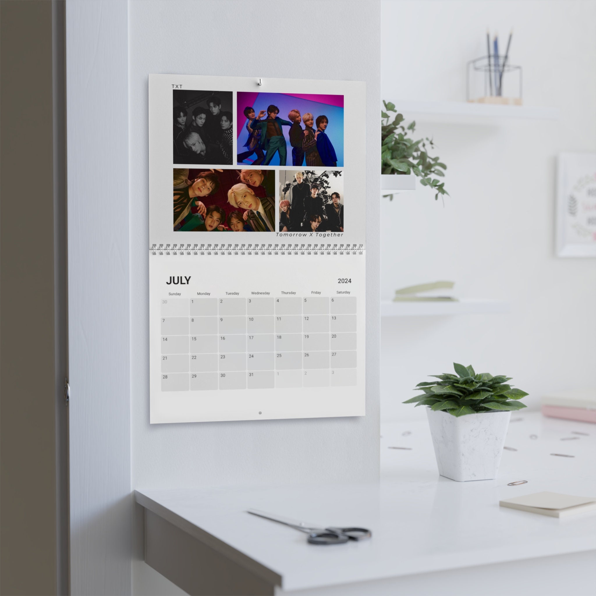 Wall Calendar 2024 Kpop TXT Calendar Gift for Moa sold by Gloom ...