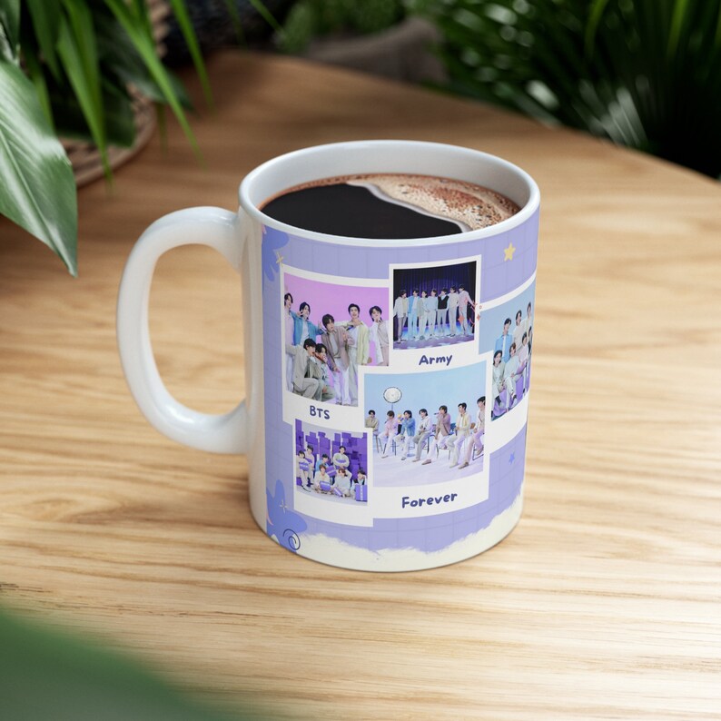 Bts Mug Kpop Custom K-pop BTS Ot7 Photo Mug Bangtan BTS Mug - Etsy