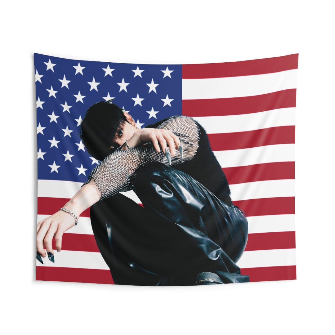 Stray Kids Bangchan Flag Banner, Bangchan Stray Kids Kpop American Flag ...